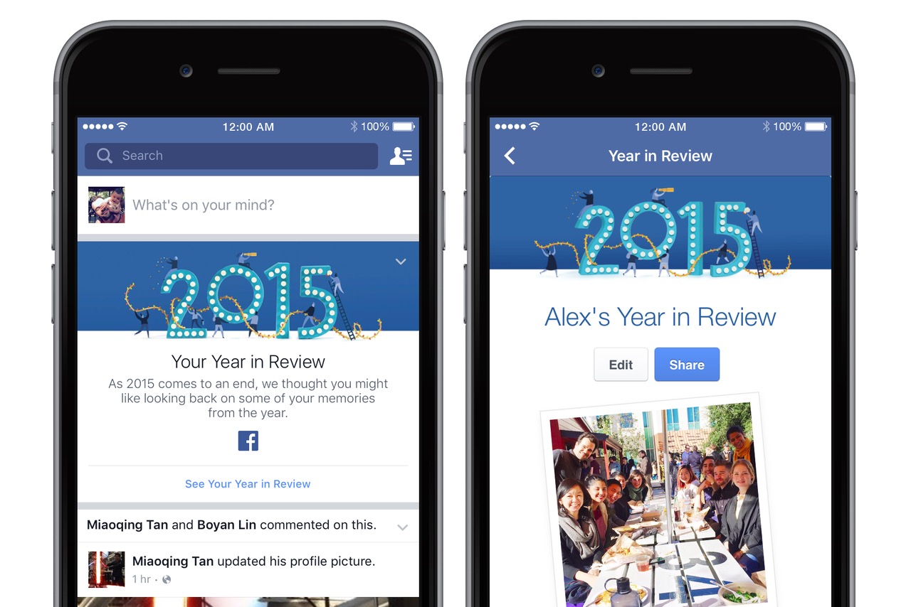 Facebook 個人「年度回顧」再度登場，挑選 10 張照片製作精彩回憶 | TechNews 科技新報