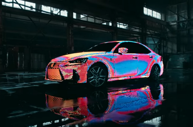 宛如活動顯示螢幕！Lexus IS 特別版搭載 41,999 顆 LED 炫彩奪目 | TechNews 科技新報