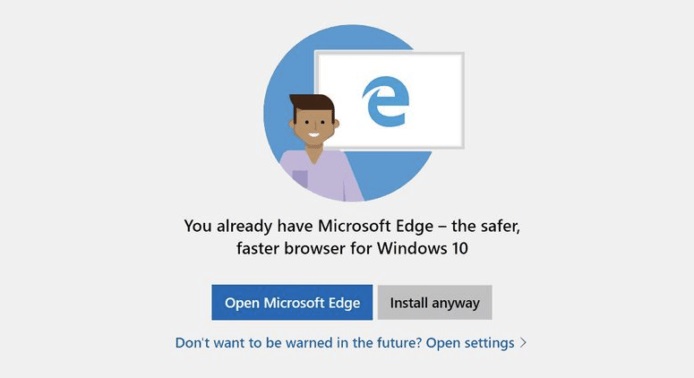 微軟收手，安裝 Chrome 時不再「提醒」你用 Edge 瀏覽器 | TechNews 科技新報