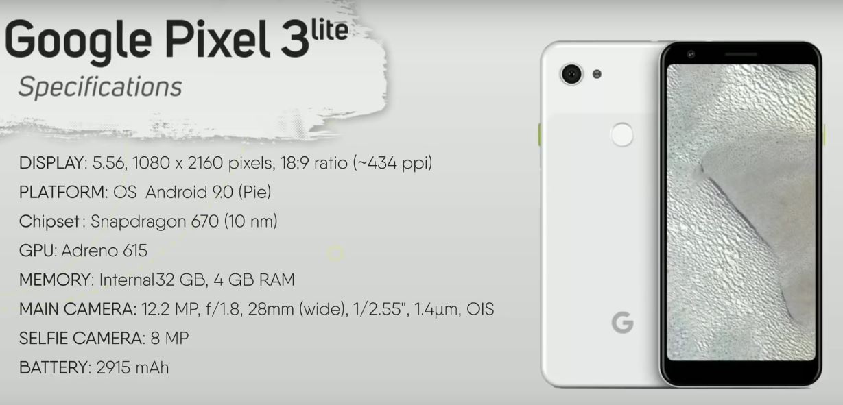 Pixel 3 Lite 介紹影片流出，相機類似 Pixel 3 | TechNews 科技新報