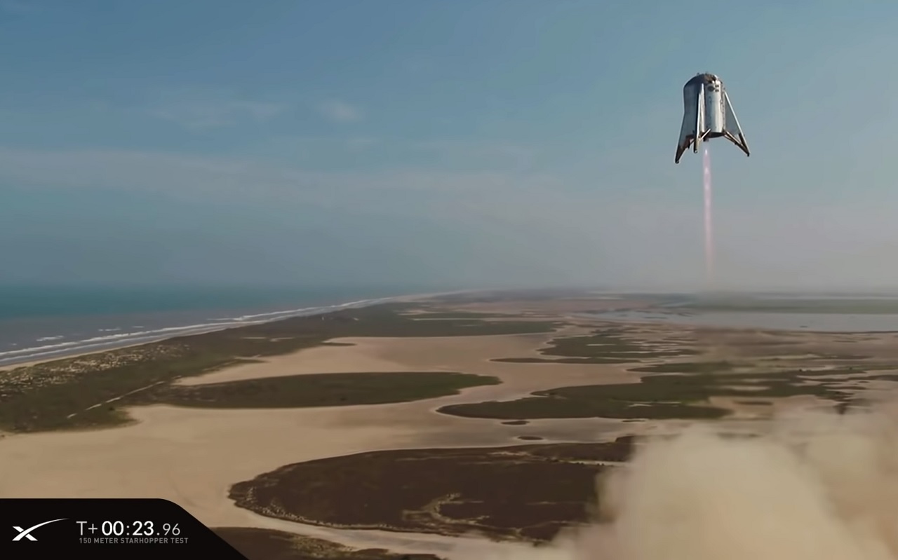 SpaceX 大獵鷹火箭一大里程碑，Starhopper 原型機完成懸停測試 | TechNews 科技新報