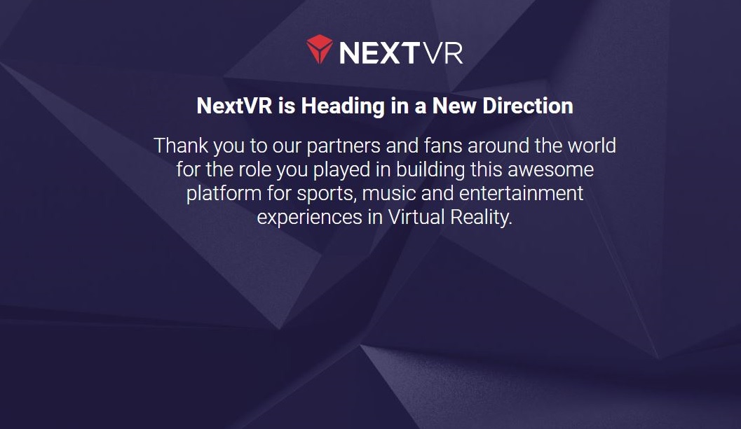 長久只專注 AR 的蘋果證實，已買下 VR 廣播新創公司 NextVR | TechNews 科技新報