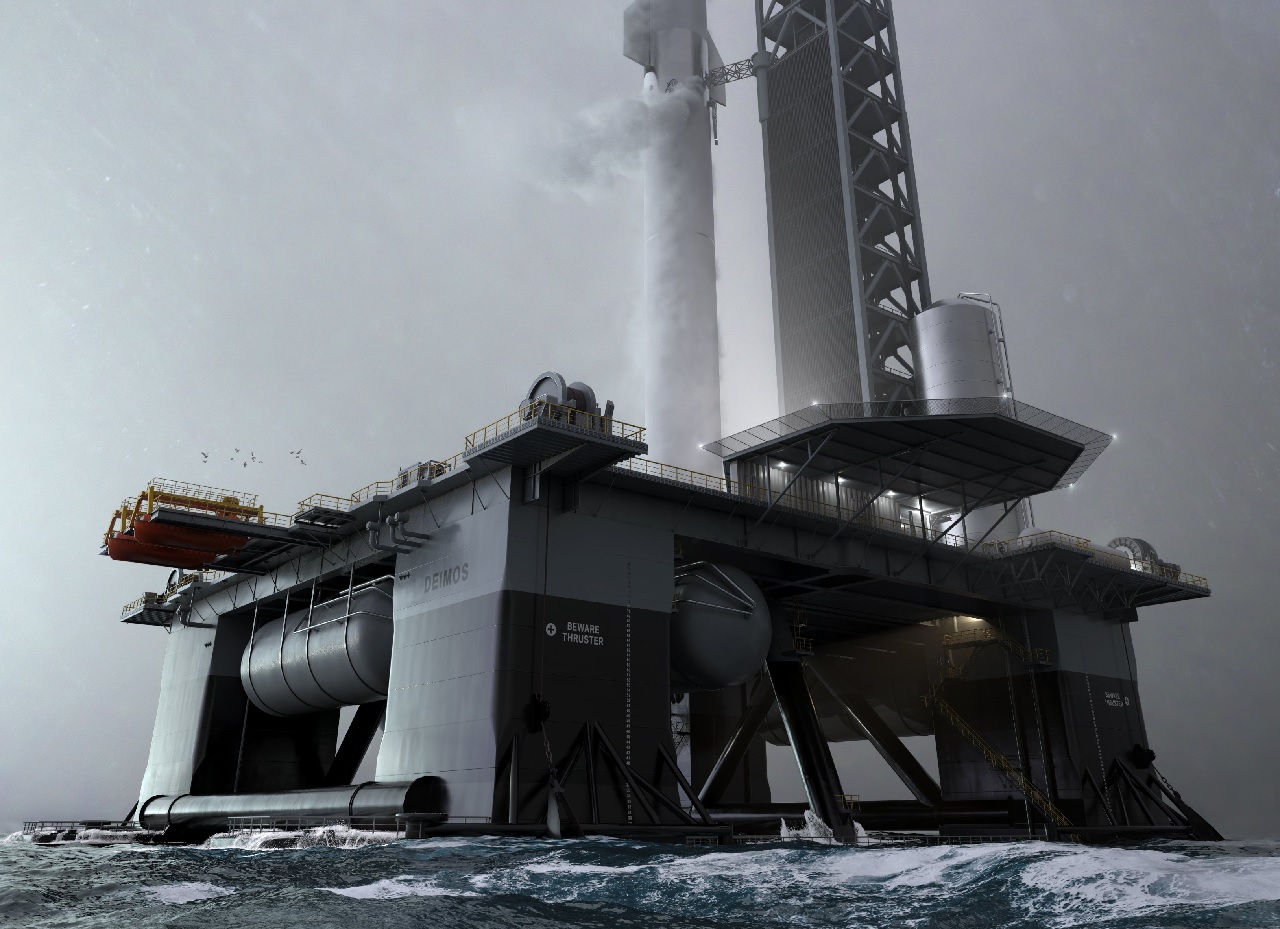 SpaceX 星艦海上發射平台組裝中，明年投入使用 | TechNews 科技新報