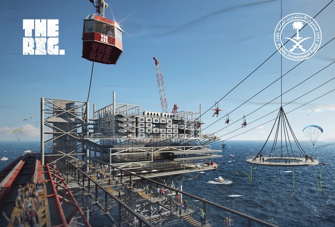 石油觀光？沙烏地阿拉伯把海上鑽油平台改建成主題渡假村 | TechNews 科技新報