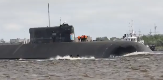 ..俄羅斯海軍SSBN.別爾哥羅德號核動力潛艦航向美國準備核彈攻擊?RUSSIA SSBN.BELGOROD will attack to ...