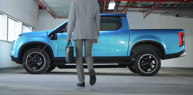 解析鴻海 Model V，具有 S 檔位的純電皮卡 | TechNews 科技新報