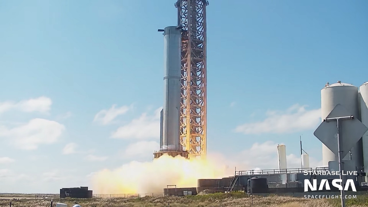 B7 超重型助推器靜態點火測試，710 萬磅推力創下新紀錄 | TechNews 科技新報