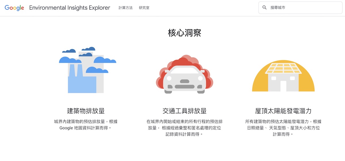 Google 在台引進環保永續平台 Environmental Insights Explorer，新北市府率先加入 | TechNews 科技新報