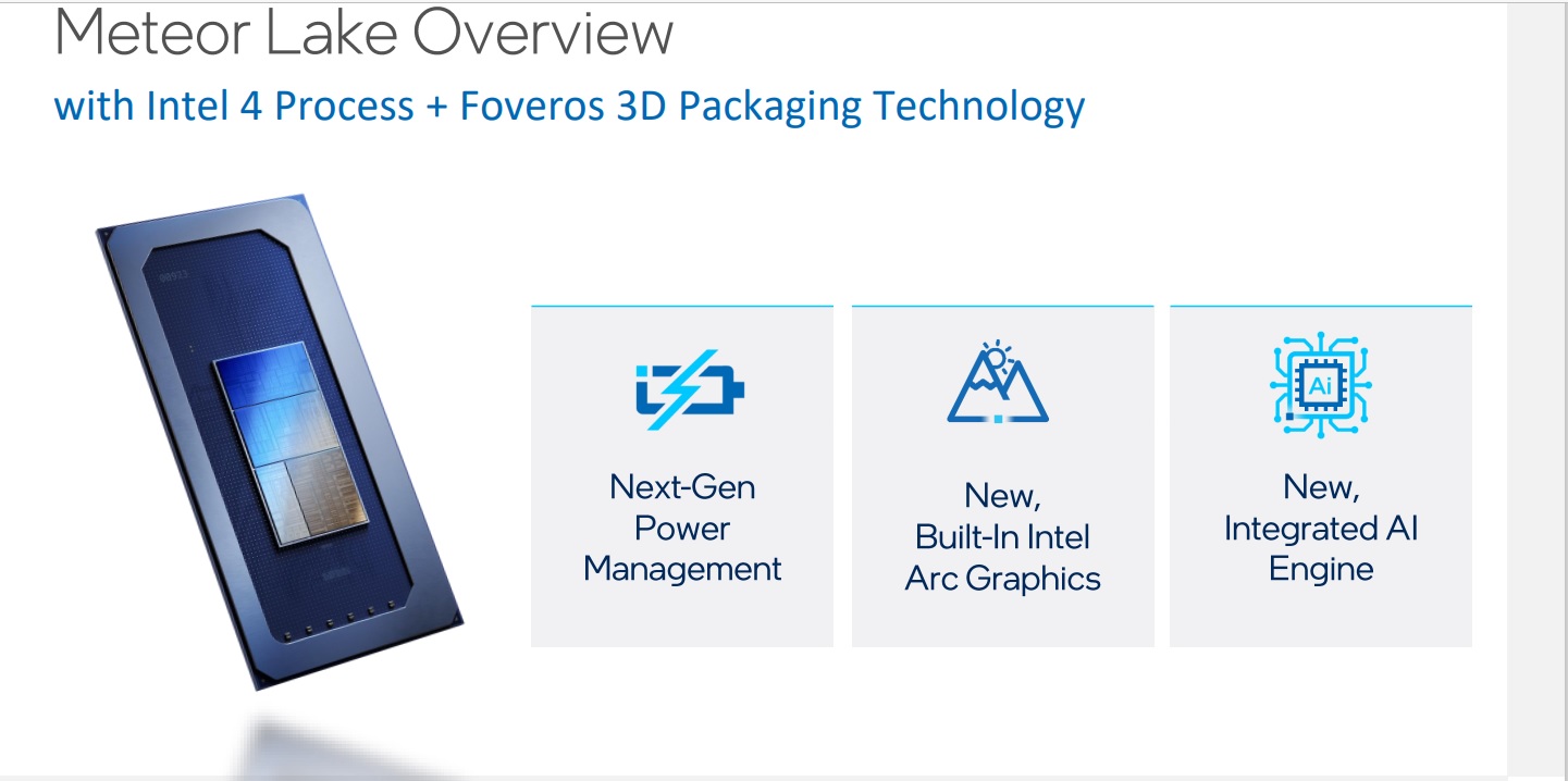 英特爾也強調 AI！Meteor Lake 系列處理器導入 VPU 設計 | TechNews 科技新報