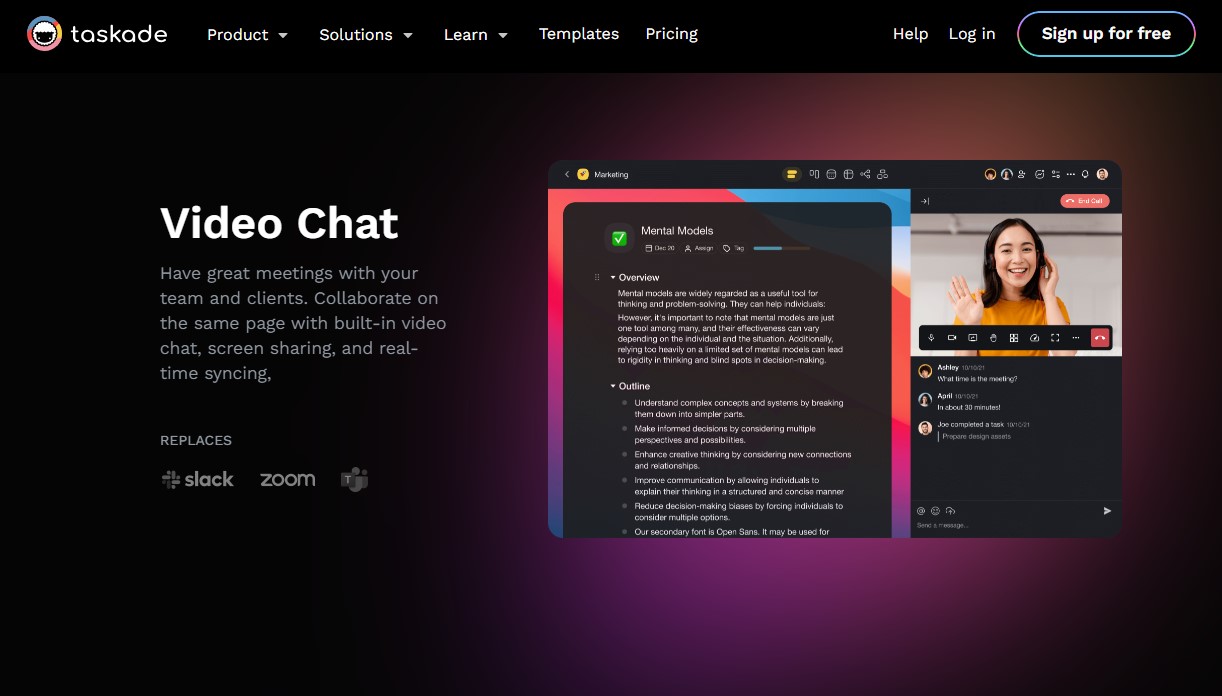 一次擁有 Notion、Slack 和 Asana 功能，入選 YC 的筆記軟體 Taskade 強在哪？ | TechNews 科技新報