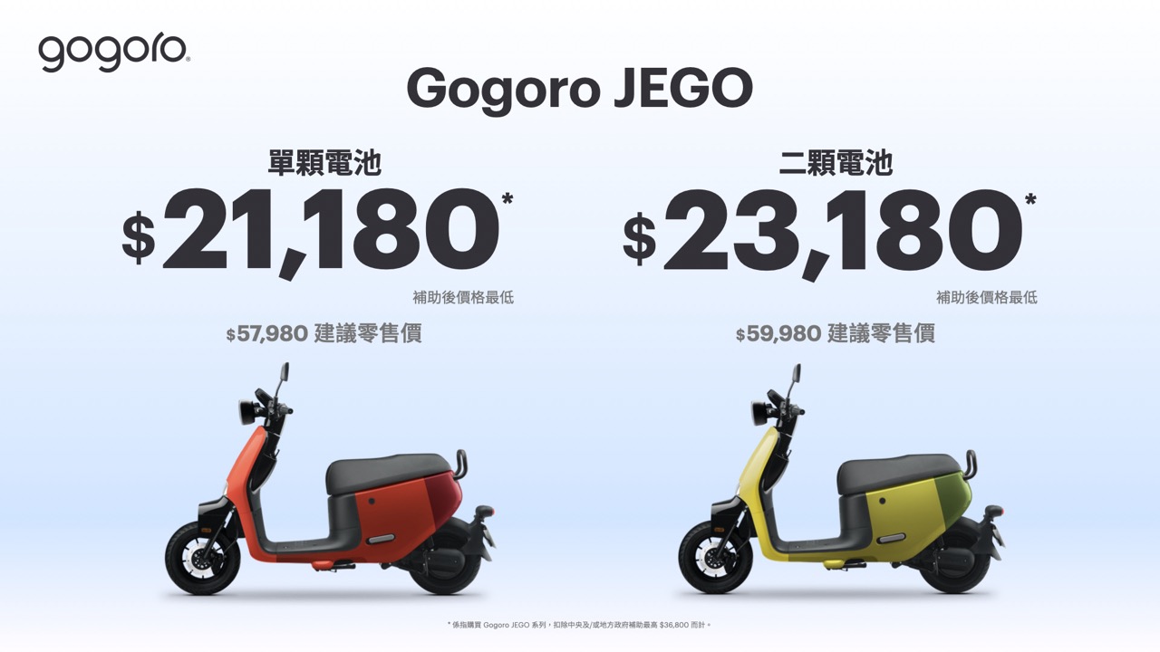 Gogoro 發表入門電車 JEGO，號稱綠牌最快時速可達 68 公里 | TechNews 科技新報