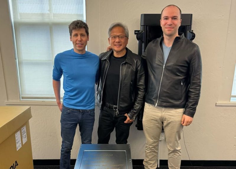 黃仁勳親自出馬！送交全球首台 DGX H200 給 OpenAI，意外掀有趣巧合 | TechNews 科技新報