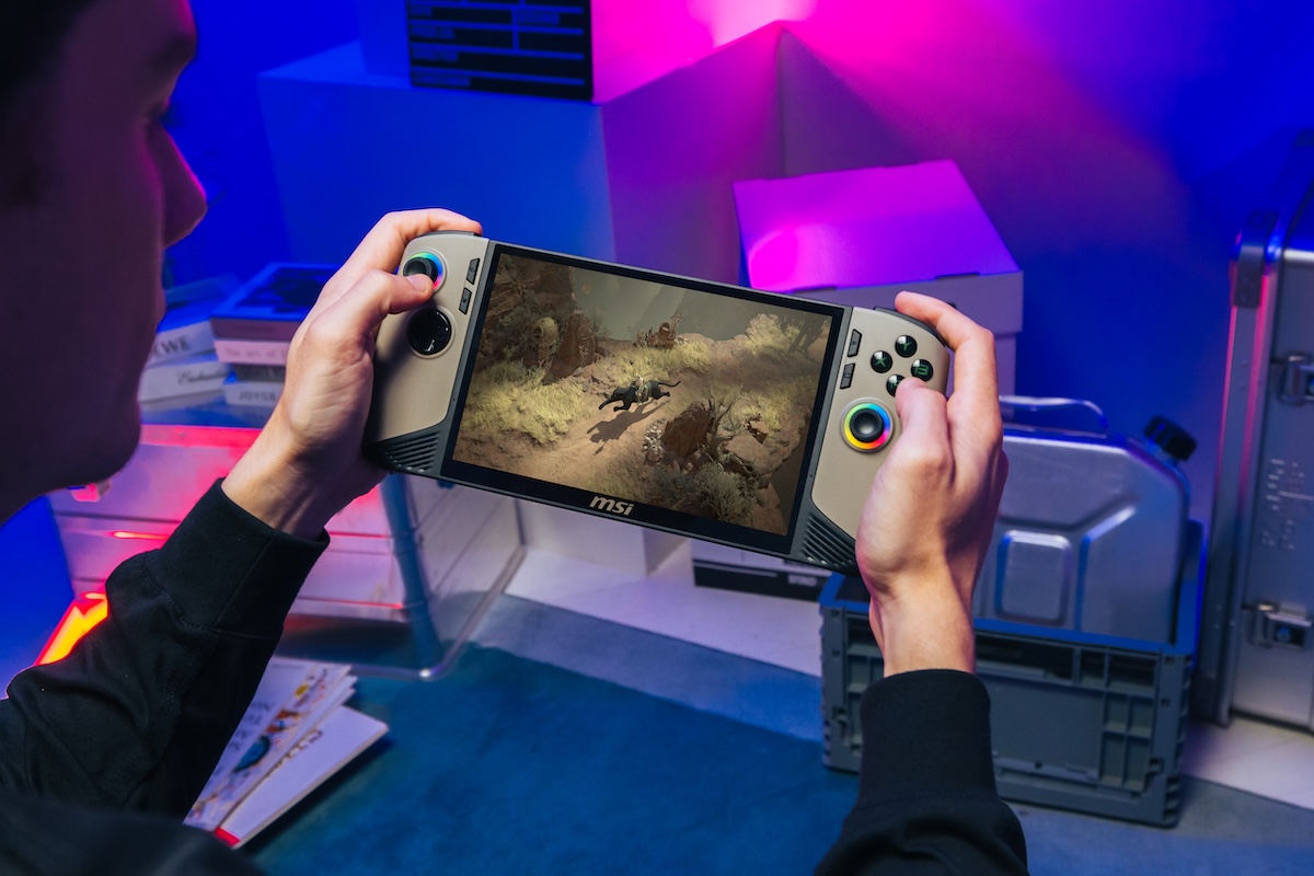 MSI 新掌機搭載英特爾處理器、大電量，還能化身迷你 Copilot+ PC | TechNews 科技新報