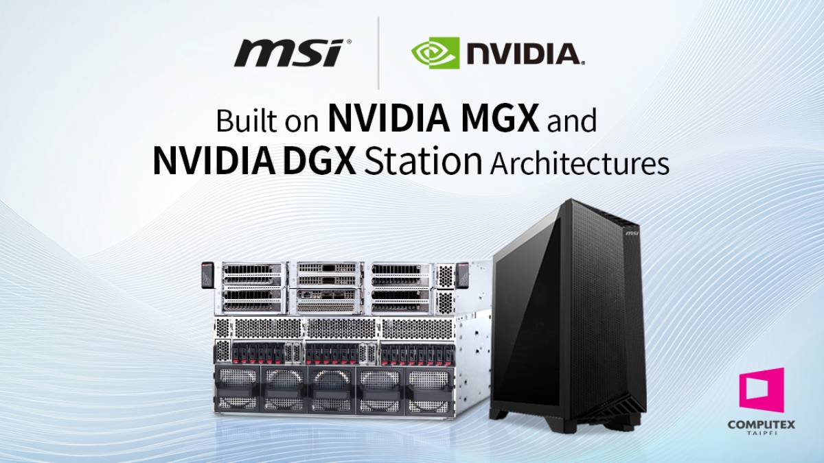 採 NVIDIA MGX 和 DGX Station 架構，微星發表次世代 AI 解決方案 | TechNews 科技新報