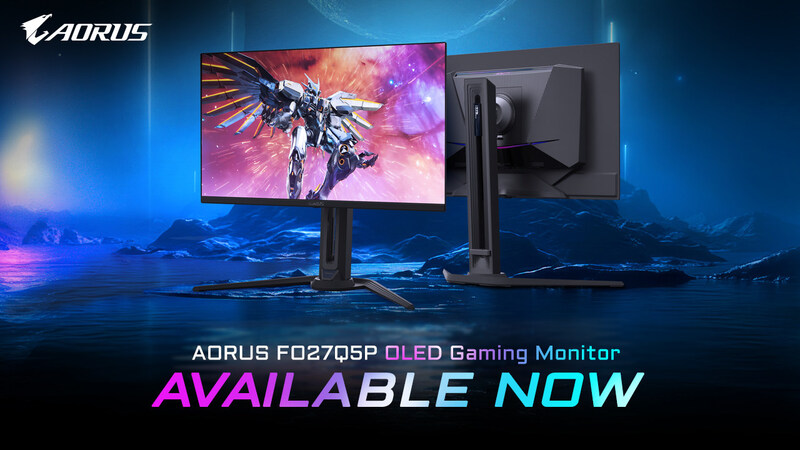 技嘉科技 500Hz 更新率 QD-OLED 電競螢幕 AORUS FO27Q5P 開賣 | TechNews 科技新報